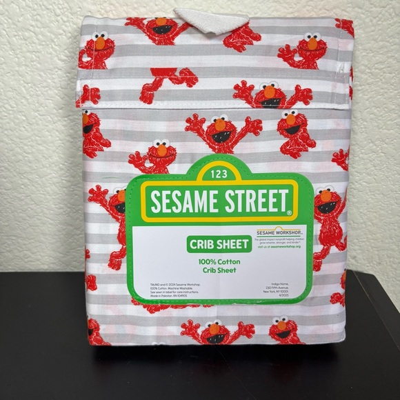 Sesame Street | Bedding | Sesame Street Elmo Themed 0 Cotton Fitted ...